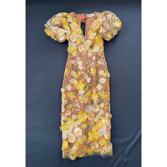 Elliatt | Dresses | Elliatt Indie Dress In Yellow Multicolor Nwt Small ...